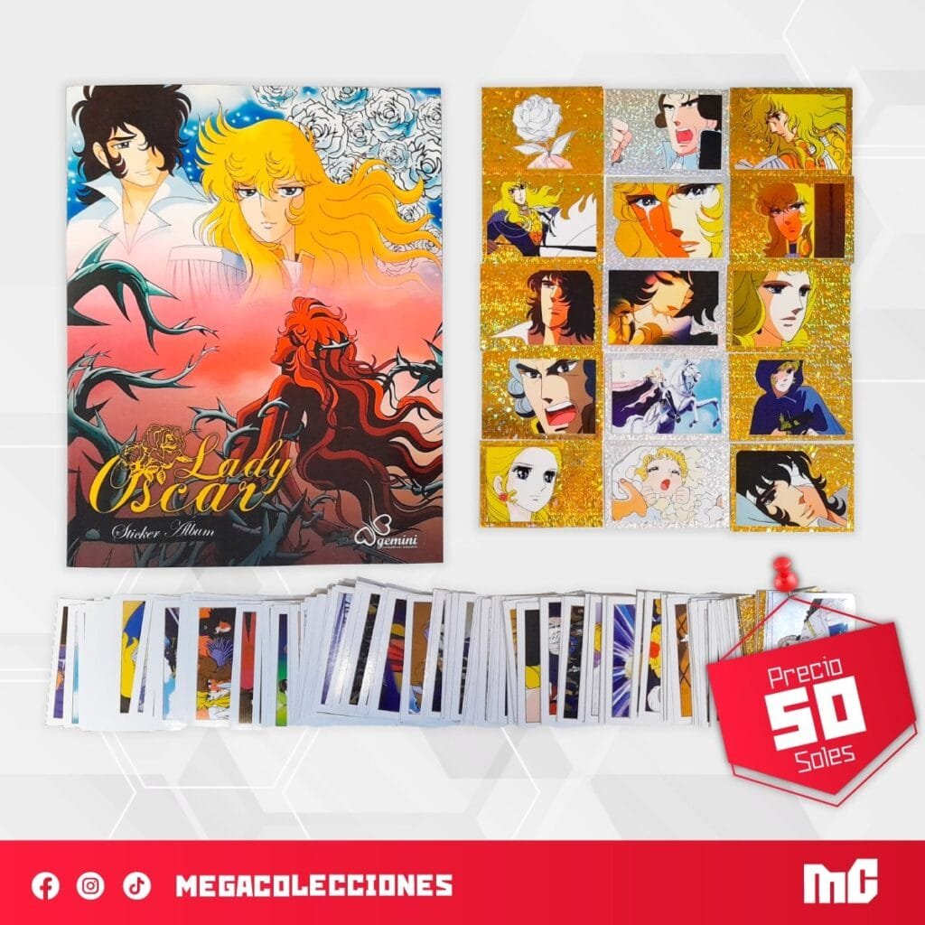 Álbum Lady Oscar + Set Completo de Figuras