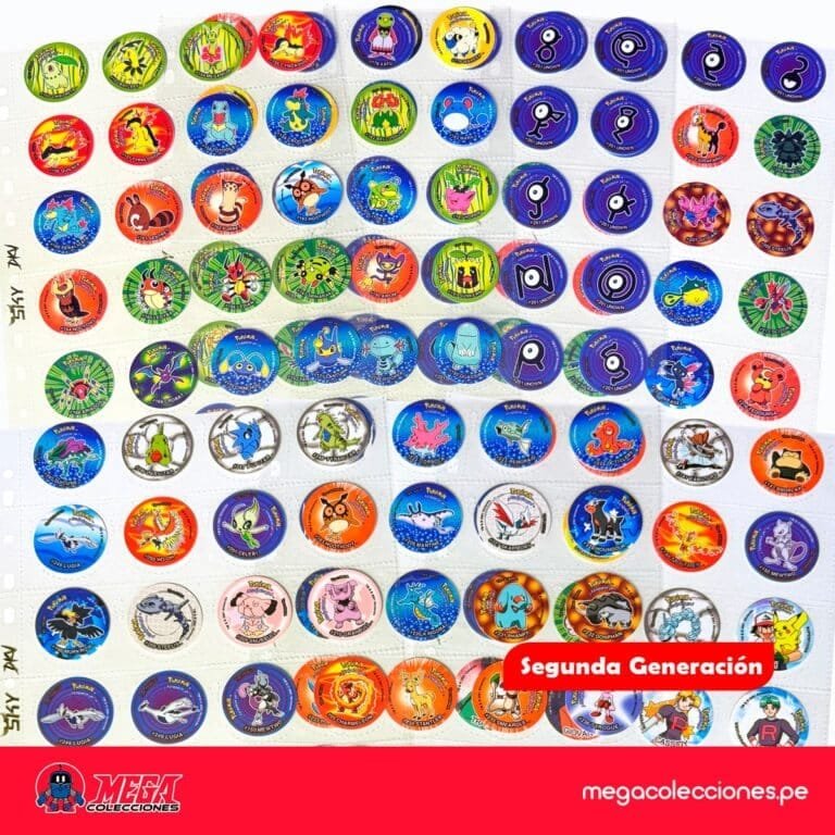 Colección Completa de Taps Pokémon de la Segunda Generación (Región ...