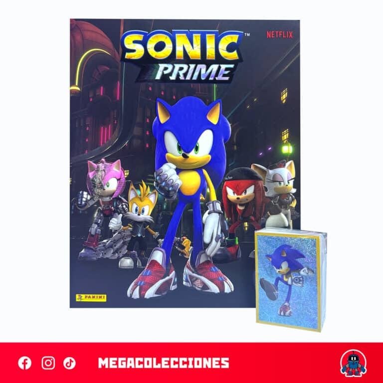 Álbum Sonic Prime (Panini) + Set completo de figuras para pegar ...