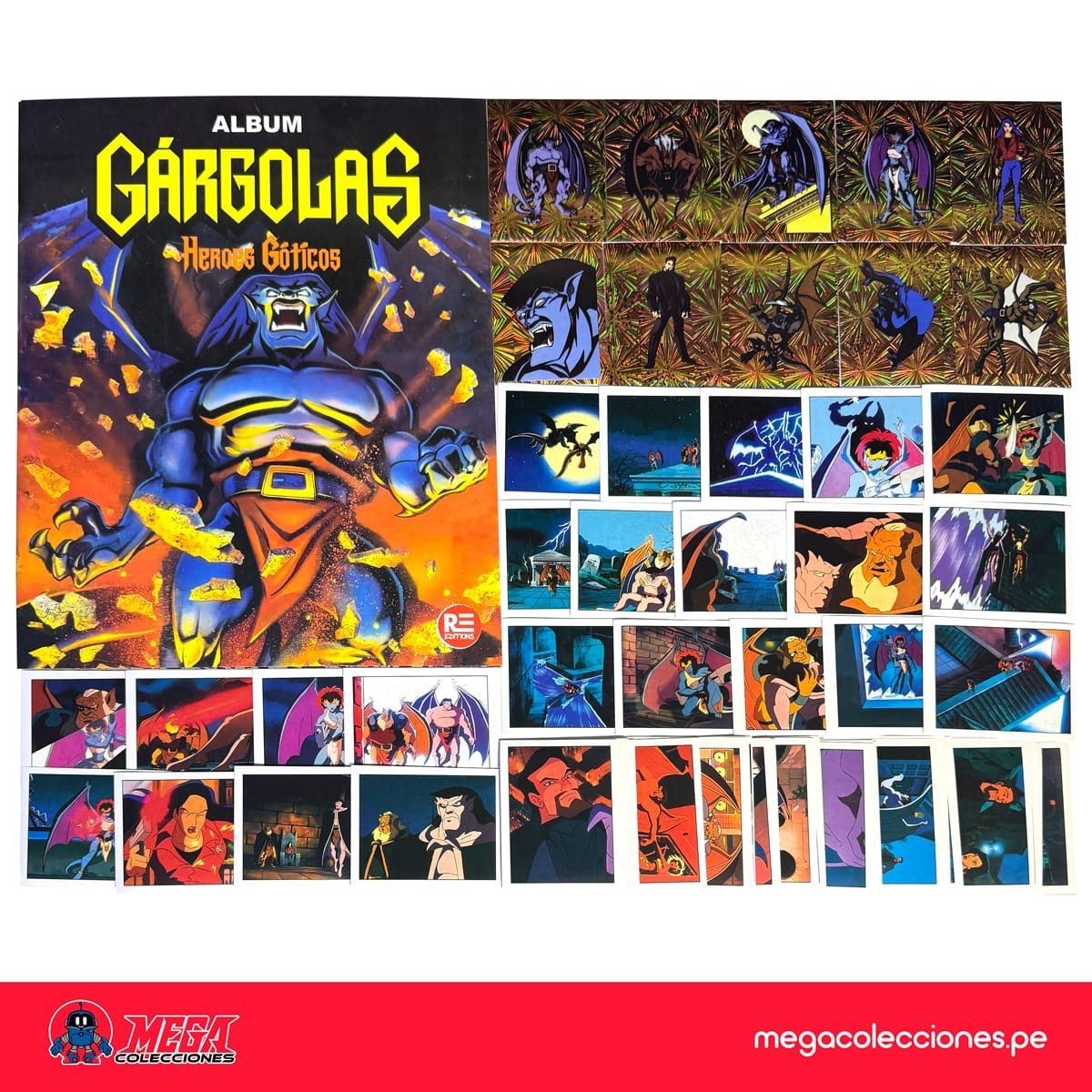 Álbum Gárgolas (Reedición Salo) + Set completo de figuras para pegar ...