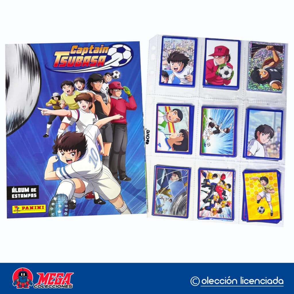 Álbum Captain Tsubasa (Panini) + Set completo de figuras para pegar ...