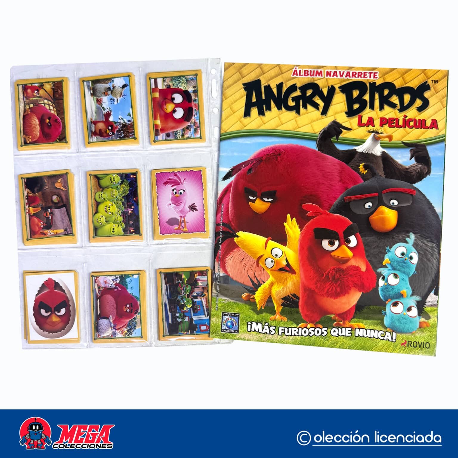 Álbum Angry Birds La Película Navarrete | Set Completo de Figuras