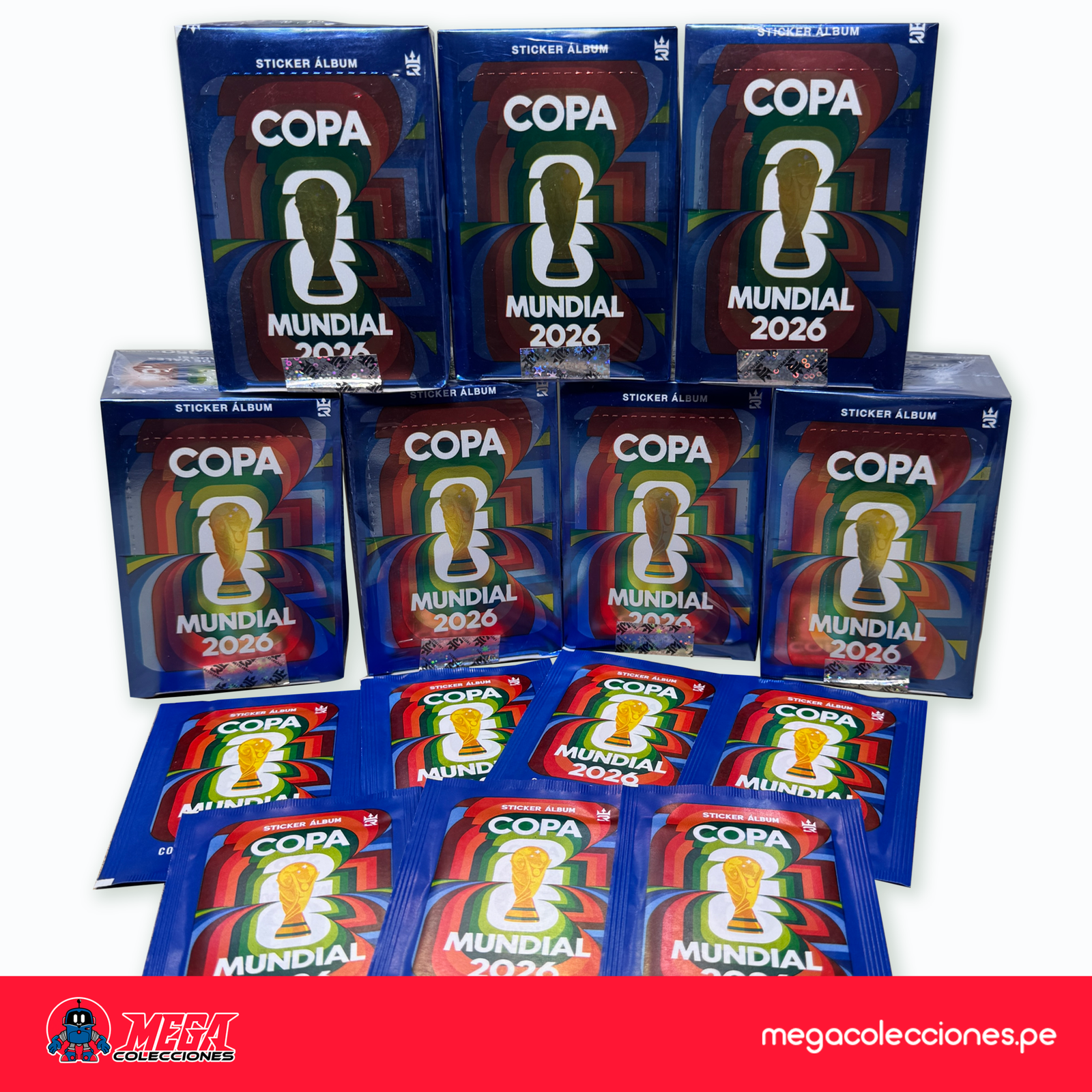Paquetón Copa Mundial 2026 | Figuritas Editorial 3 Reyes